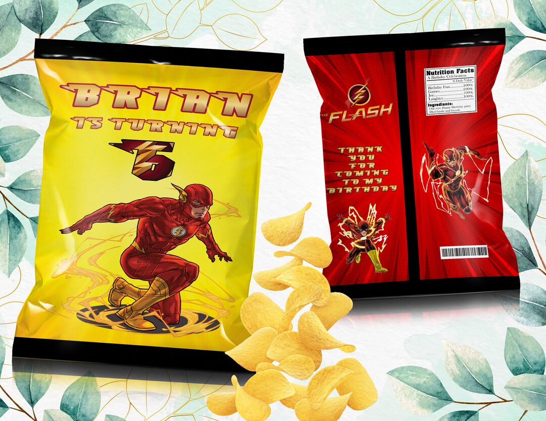 DIGITAL FILE, the Flash Chip Bag Labels, the Flash Candy Bag, the Flash ...