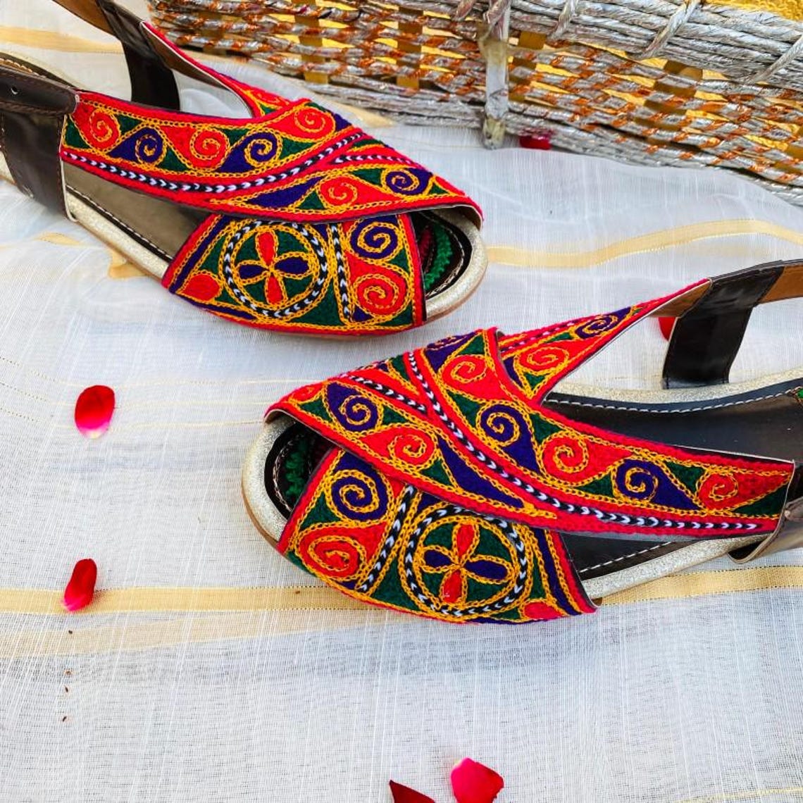 Peshawari Chappal for Girls - Multi - Etsy