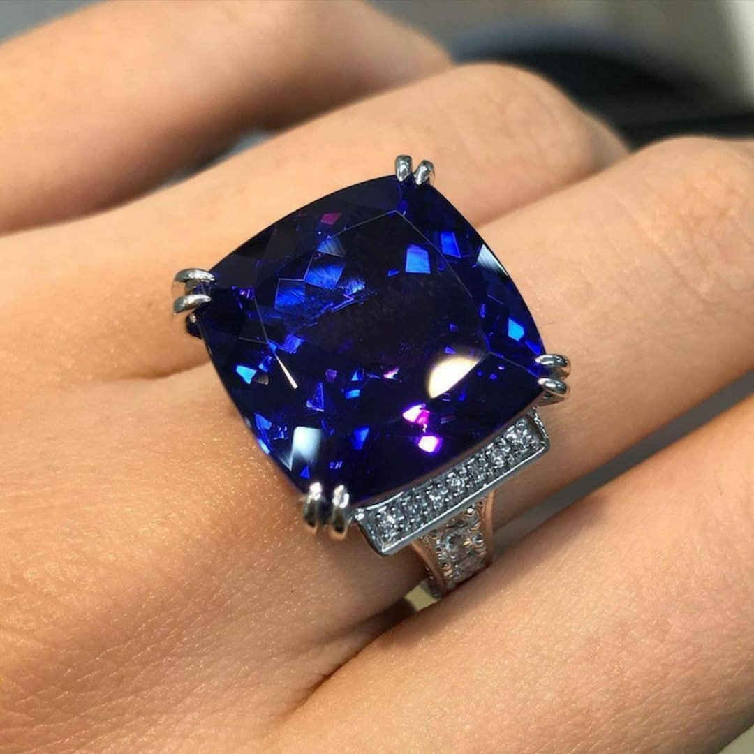 Tanzanite Ring Women, Tanzanite Engagement Ring, Tanzanite Wedding Ring ...