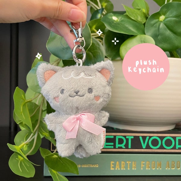 Cat Keychain - Etsy