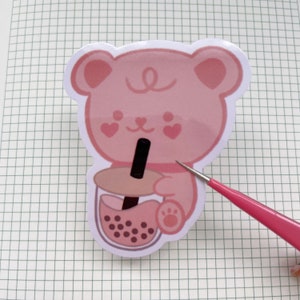Choco Boba Sticker | Bubble Tea Sticker, Boba Tea, Boba Sticker, Kawaii ...