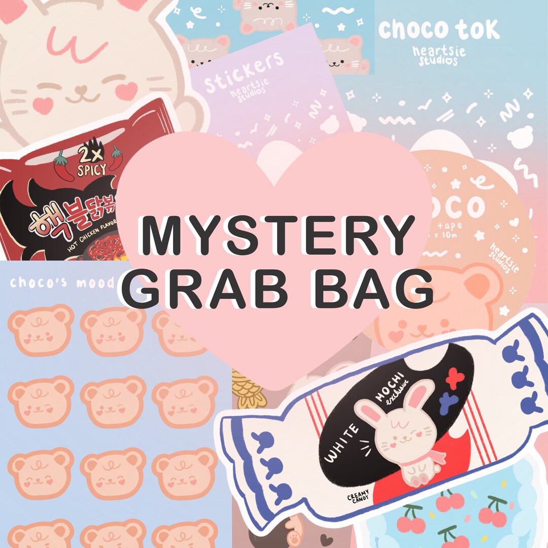Mystery Grab Bag | Cute Stationary Grab Bag, Lucky Box, Kawaii ...