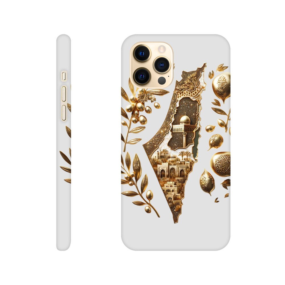 Golden Palestine Map iPhone Slim Case - Etsy