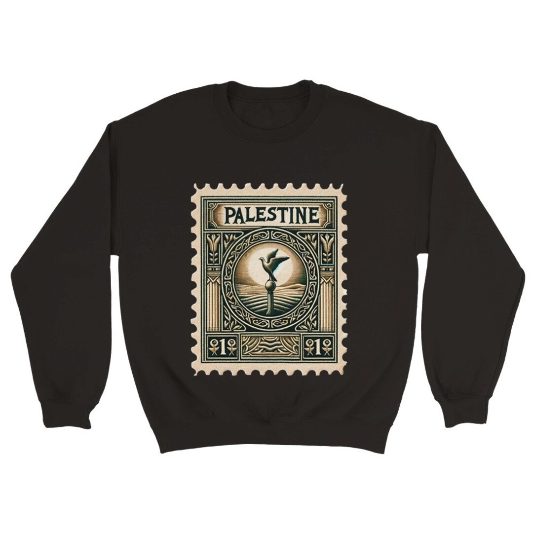 Vintage Palestine Postage Unisex Crewneck Sweatshirt - Etsy