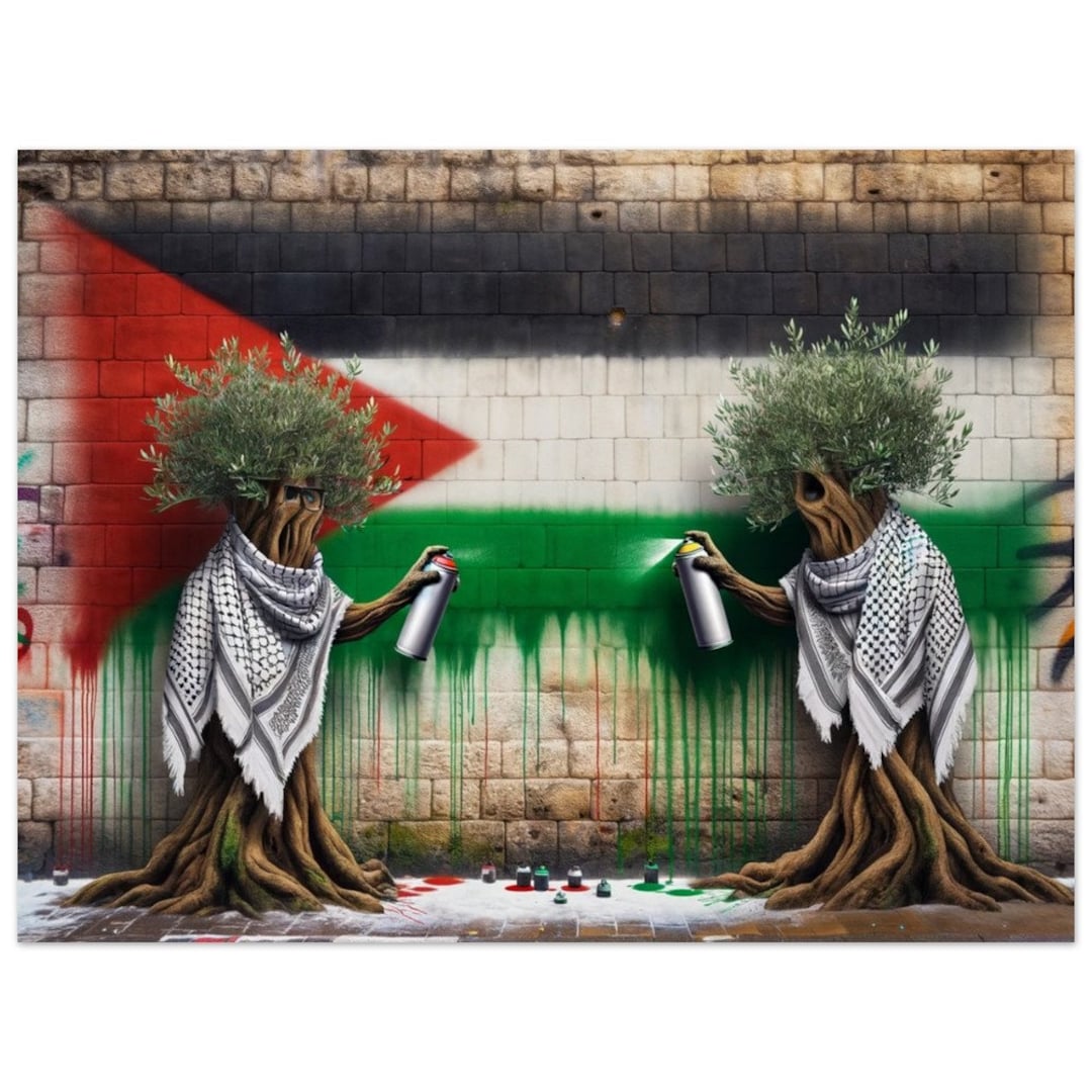 Olive Trees of Palestine - Cultural Expression Wall Art - Etsy