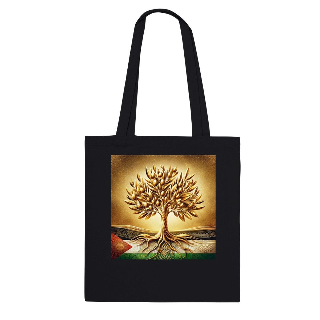 Golden Olive Tree of Palestine Classic Tote Bag - Etsy