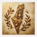 Wood Print Golden Palestine Map Wall Art - Etsy