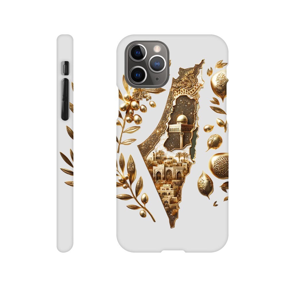 Golden Palestine Map iPhone Slim Case - Etsy