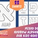 Dab & Learn the Hebrew Alphabet! Mixed Sized Dots Hebrew Letters for ...