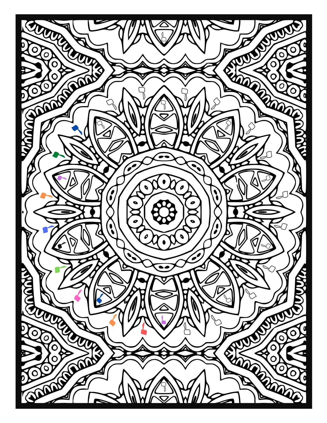 Hebrew Alphabet Coloring Pages for Adults & Teenagers Instant Download ...