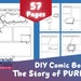 Printable DIY "my Own Megillat Esther Comic Book" Torah/bible Study ...