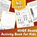 Printable we Love Shabbat BIG Activity Book for Jewish Children to ...