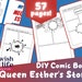Printable DIY "my Own Megillat Esther Comic Book" Torah/bible Study ...