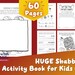 Printable we Love Shabbat BIG Activity Book for Jewish Children to ...