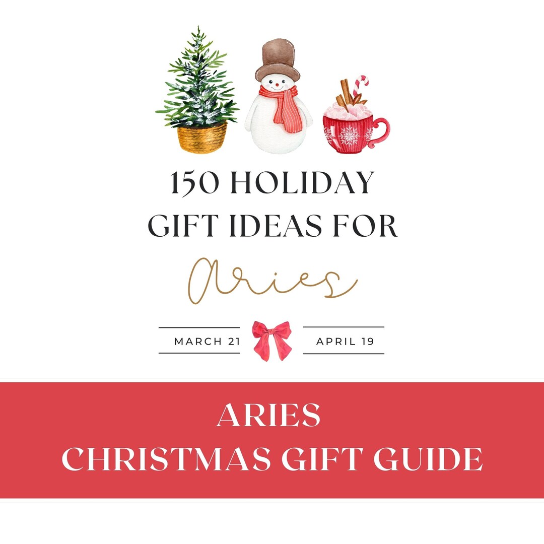 Zodiac Gifts for Aries Christmas - Astrology Horoscope Present for ...