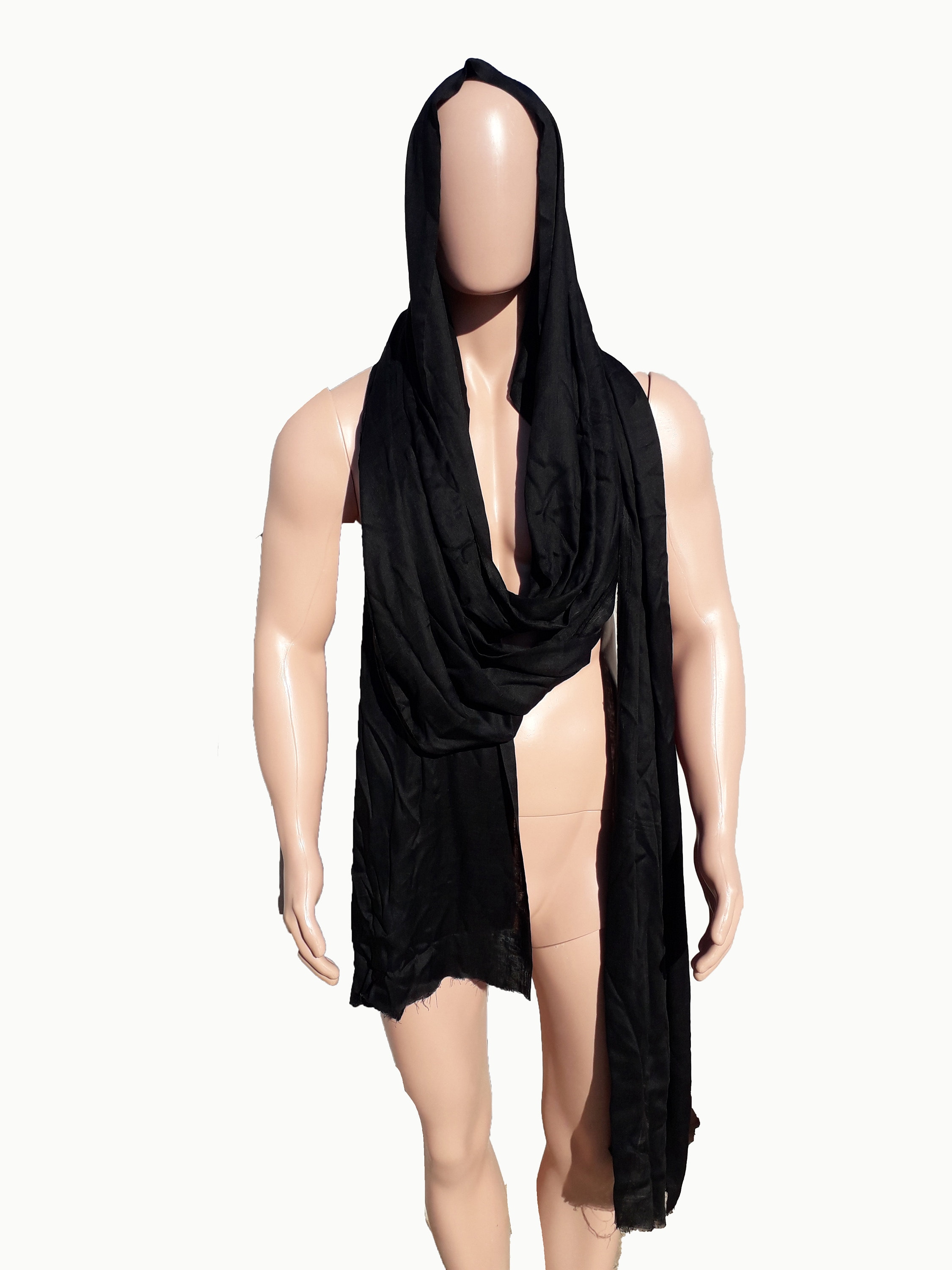 Genuine Black Tuareg Scarf Tuareg Tagelmust Moroccan Head - Etsy UK