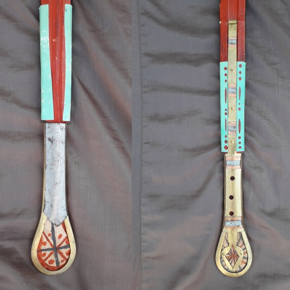 Takouba Sword with Leather Sheath, Old African Sword,… - Gem