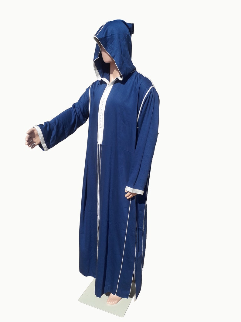 Handmade Luxury Moroccan Djellaba for Men and Women, Hooded Caftan ...