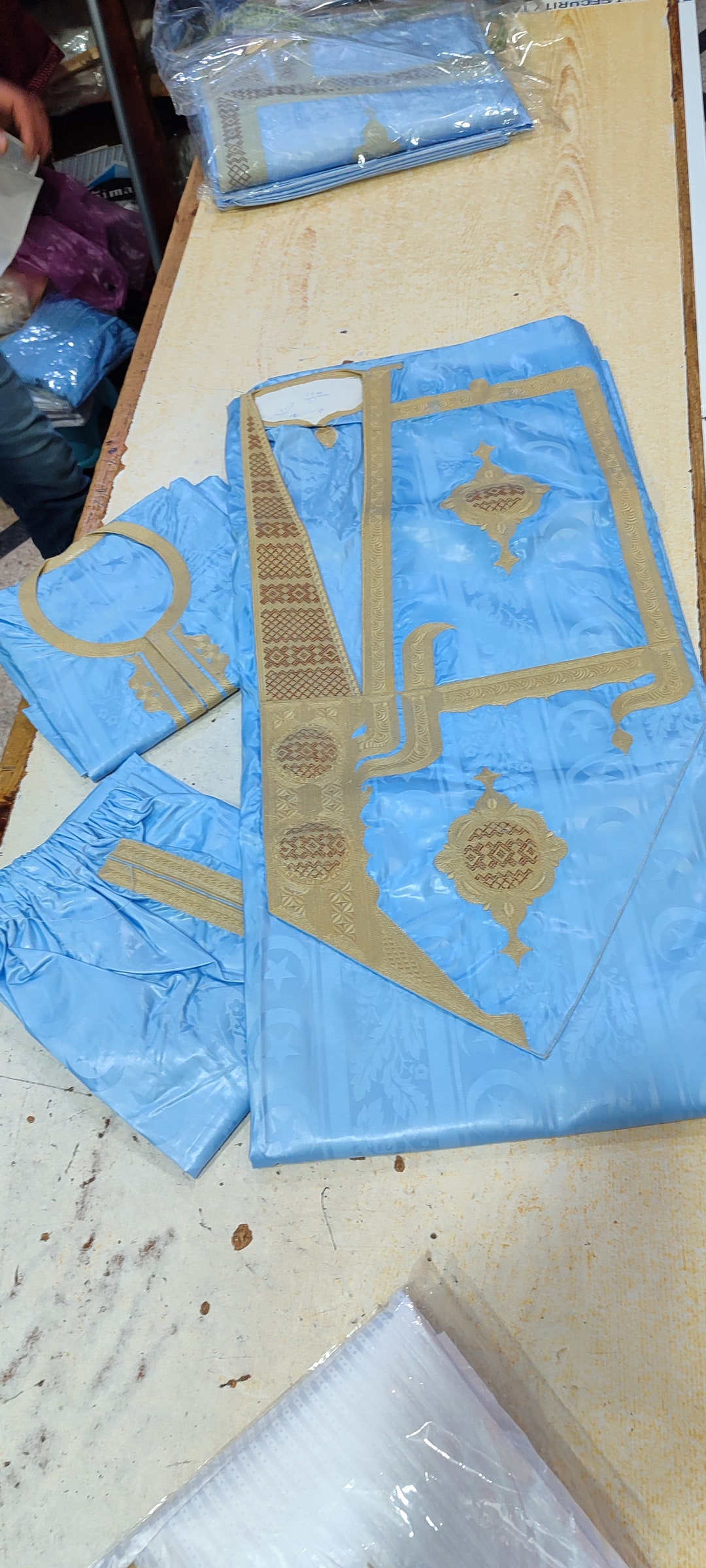 Handmade Tuareg Boubou Set Traditional African Grand Boubou Embroidered ...