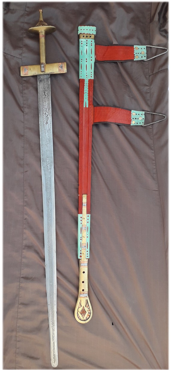Takouba Sword with Leather Sheath, Old African Sword,… - Gem
