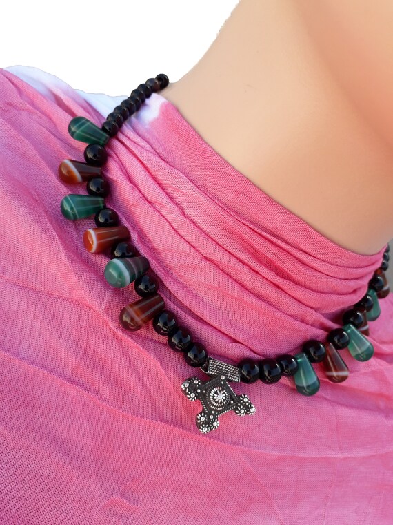 Fabulous Old Tuareg Necklace, Antique Woman Bereber P… - Gem
