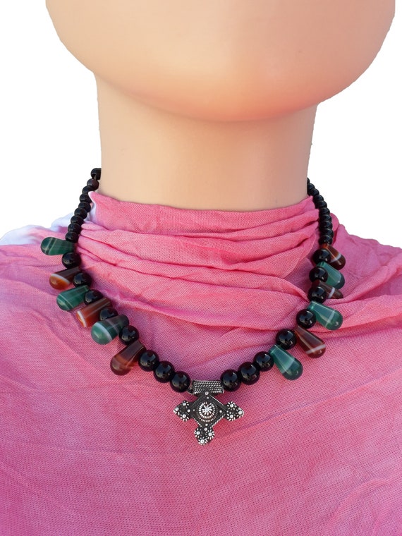 Fabulous Old Tuareg Necklace, Antique Woman Bereber P… - Gem