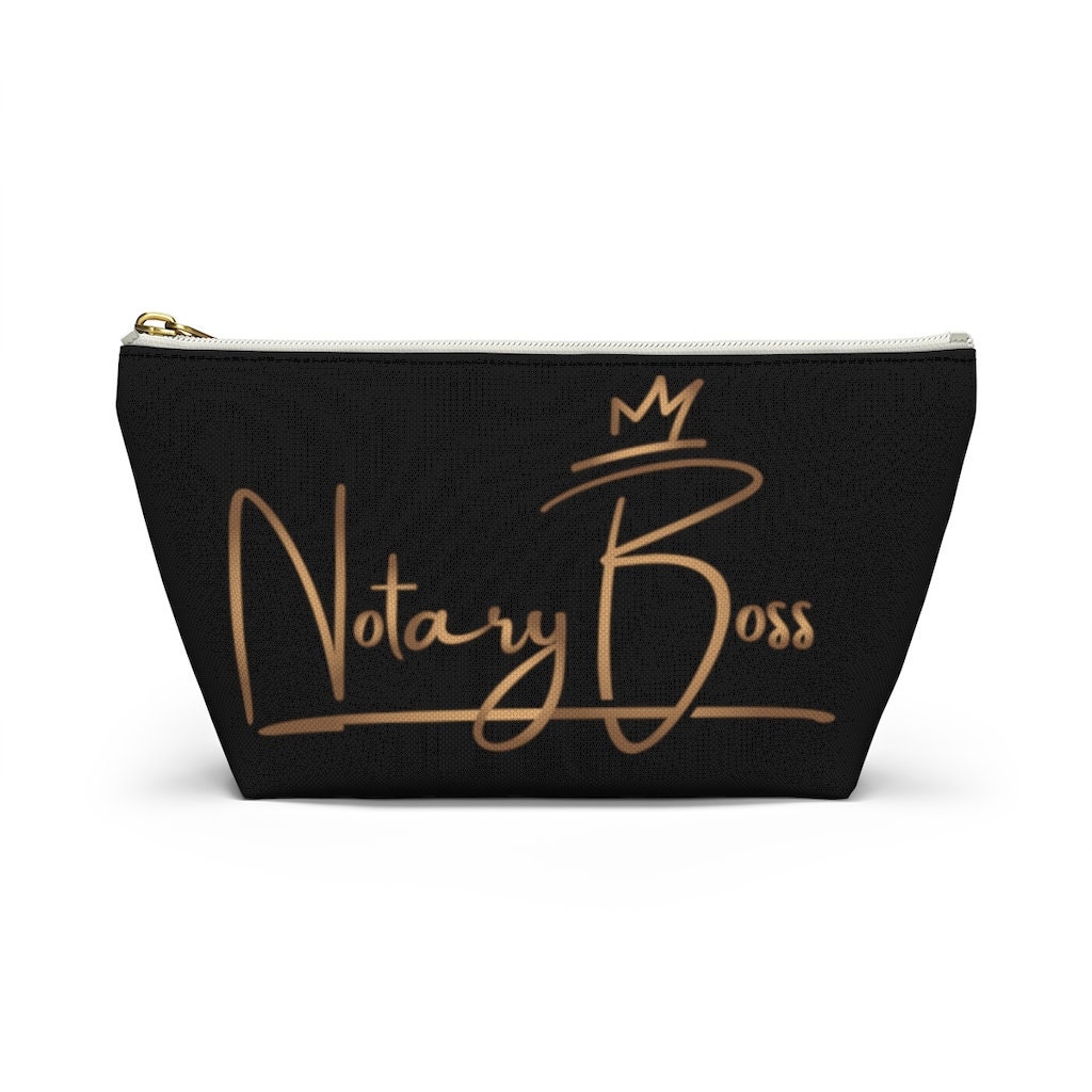 Notary Boss-accessory Pouch W T-bottom - Etsy
