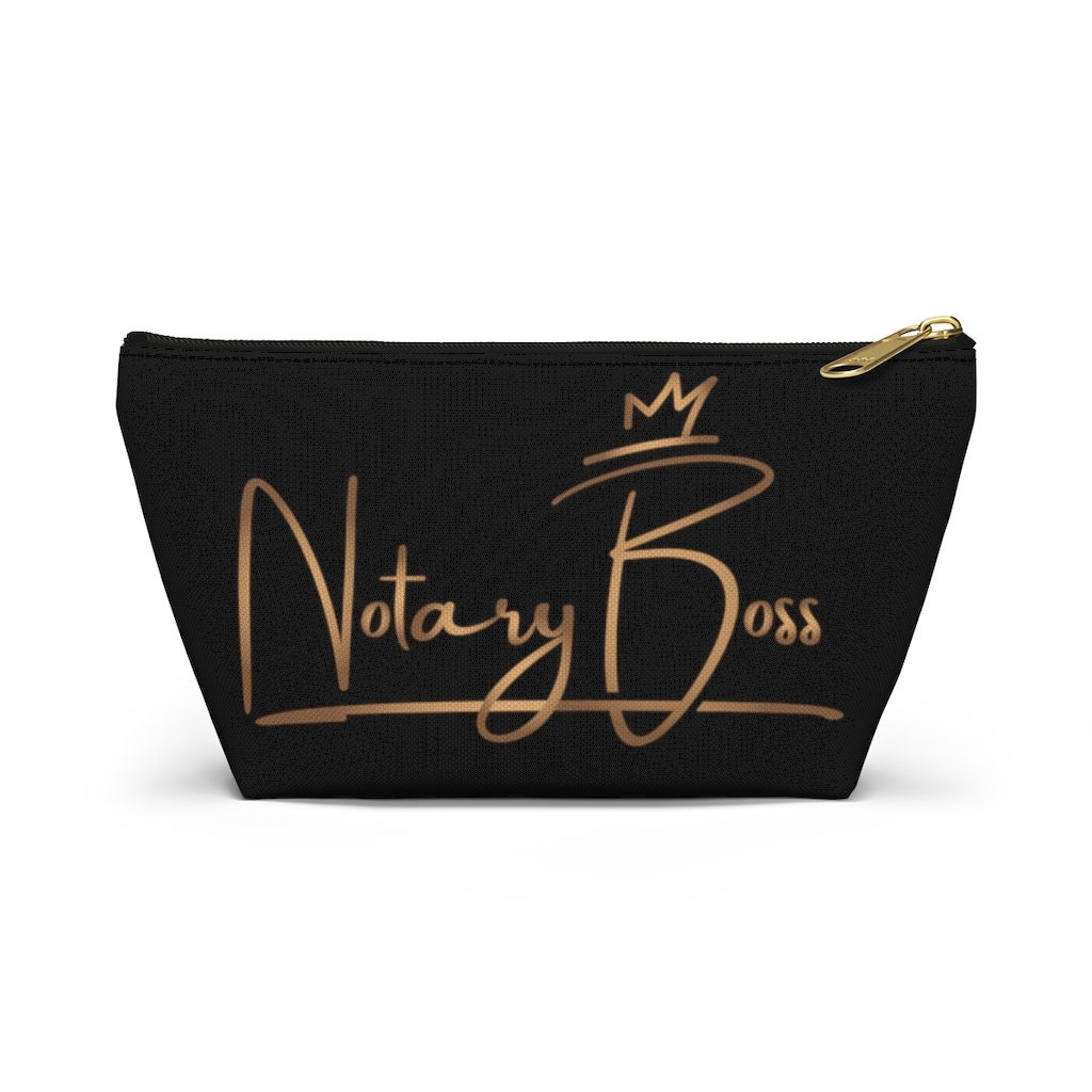 Notary Boss-accessory Pouch W T-bottom - Etsy