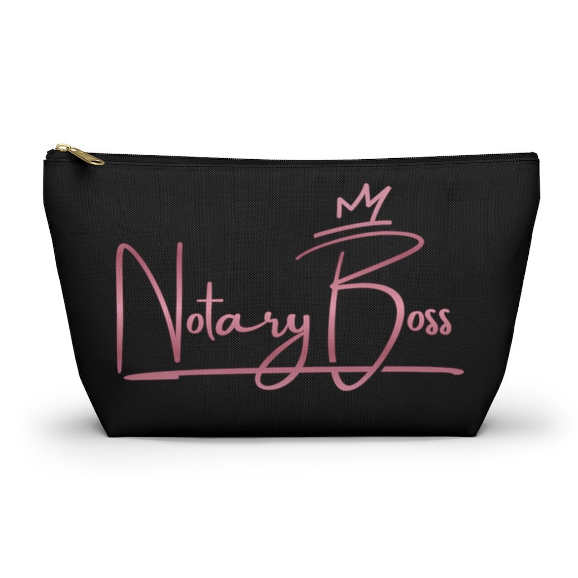 Rose Gold-notary Boss Accessory Pouch W T-bottom - Etsy