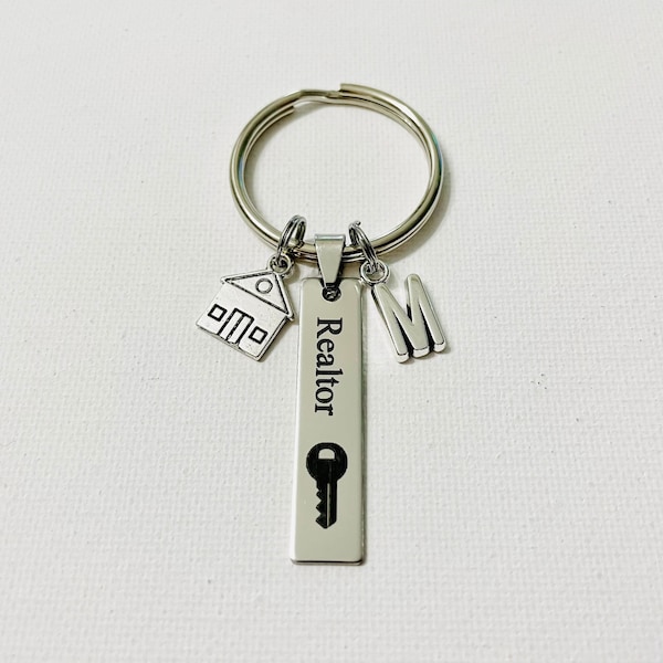 Realtor Keychain - Etsy