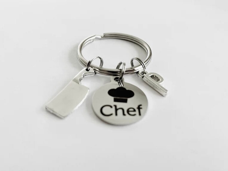 Chef Keychain Culinary Gifts Culinary Arts Cooking - Etsy