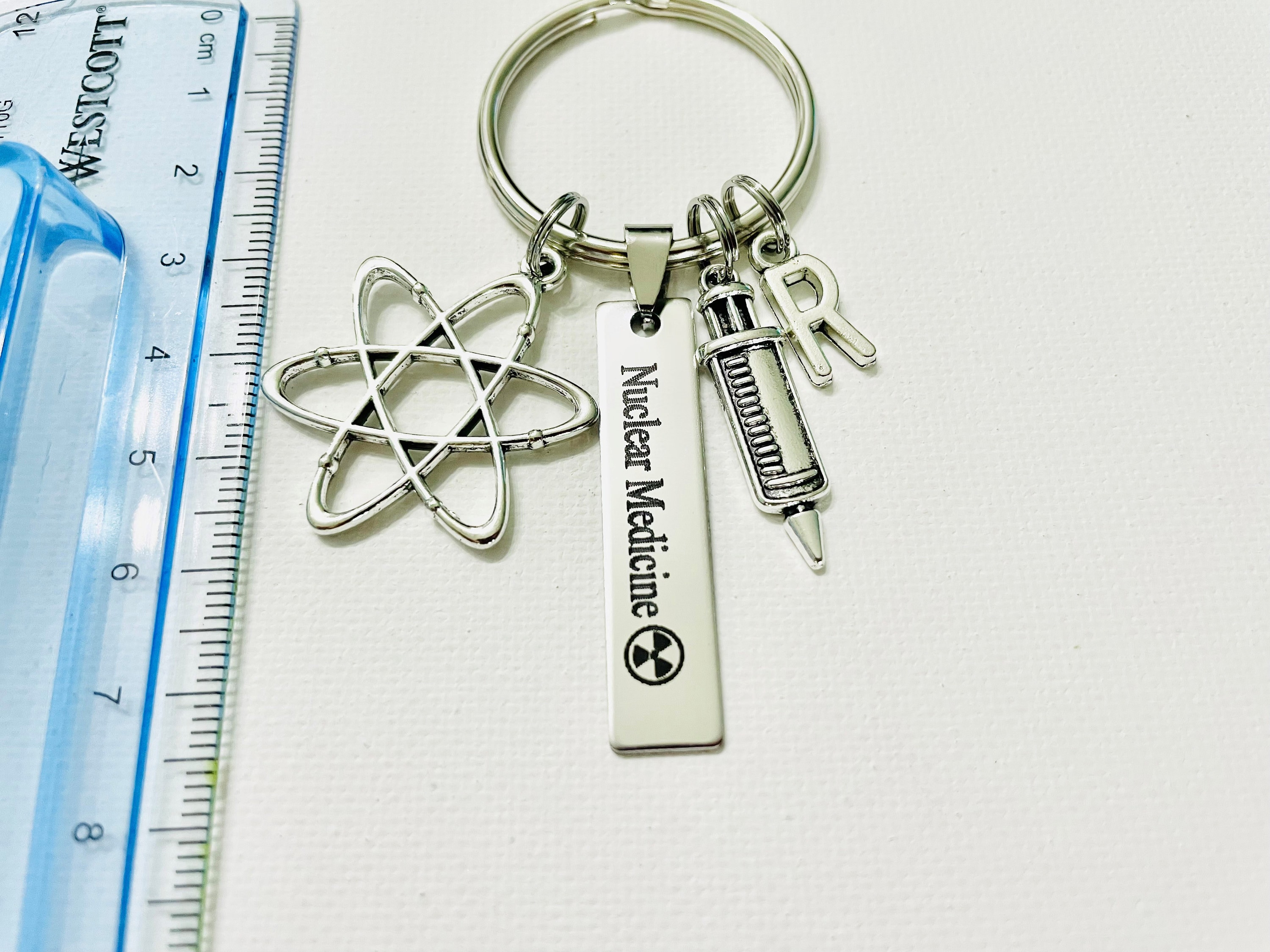 Nuc Med Tech, Nuclear Medicine Keychain, Nuc Med Gift - Etsy