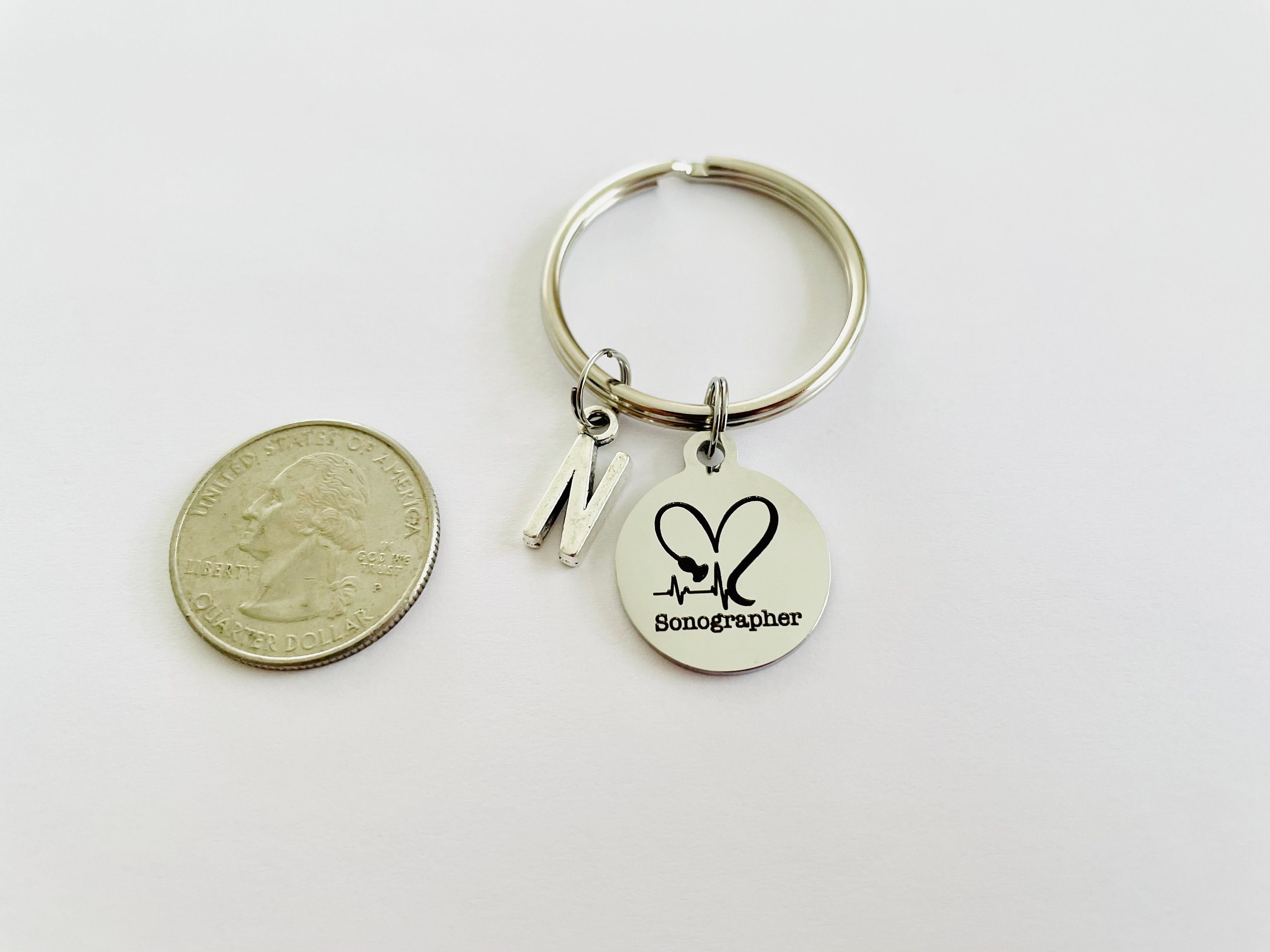 Sonographer Keychain Sonographer Gifts Sonographer Student | Etsy