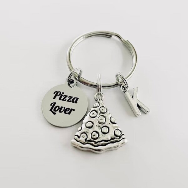 Pizza Keychain - Etsy
