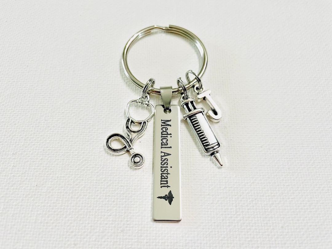 Medical Assistant Keychain, Medical Assistant Gifts, MA Graduation Gift ...