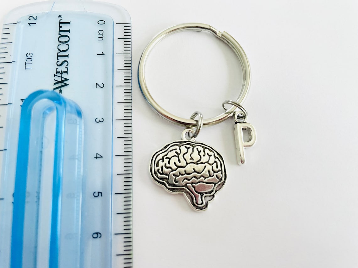 Brain Keychain, Neurology Gift, Anatomy Keychain, Psychology Keychain ...