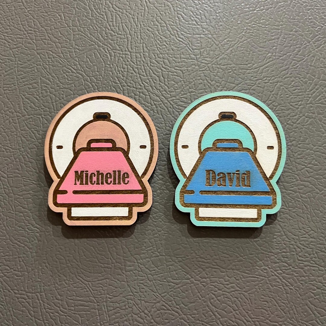 MRI Magnets, Locker Name Magnet, MRI Tech Gifts, Personalized Magnet ...
