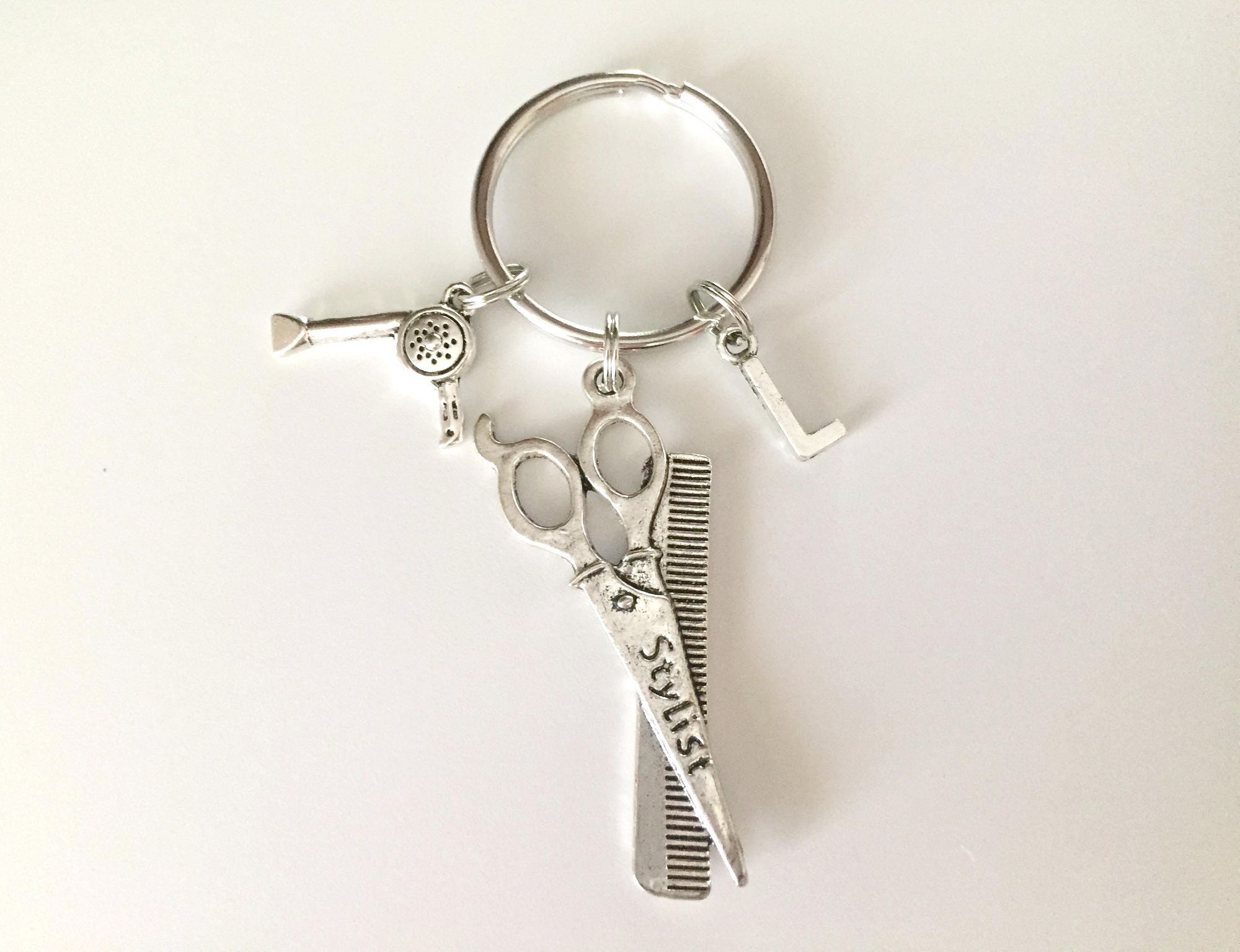 Hair Stylist Keychain Gift for Hairdresser - Etsy