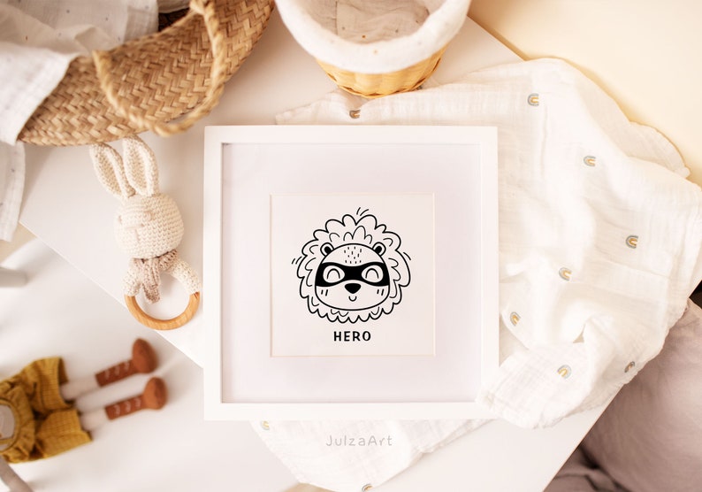 Superhero Svg Superhero Clipart Animal Clipart Black and - Etsy