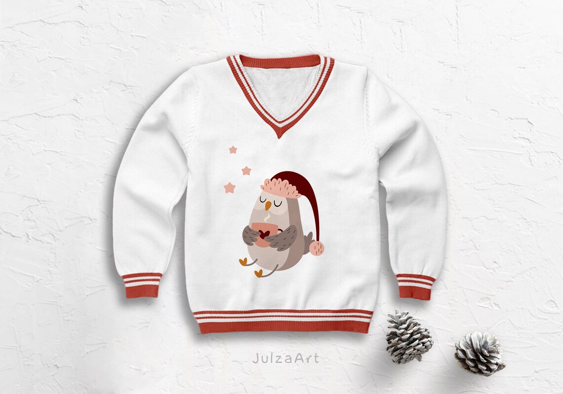 Winter Animals Clipart Christmas Svg Woodland Animals Png - Etsy