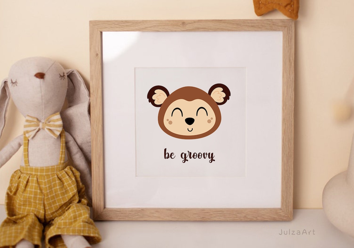 Animal Clipart Safari Animals Faces Svg Jungle Animals Png - Etsy