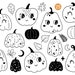 Pumpkin Svg, Black and White Pumpkin Clipart, Cute Halloween Pumpkin ...
