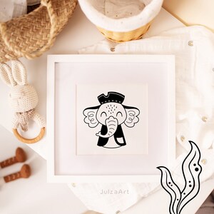 Pirate Svg, Pirate Animal Clipart, Black and White Sailor Animal Svg ...