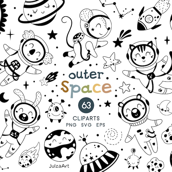 Space Svg - Etsy