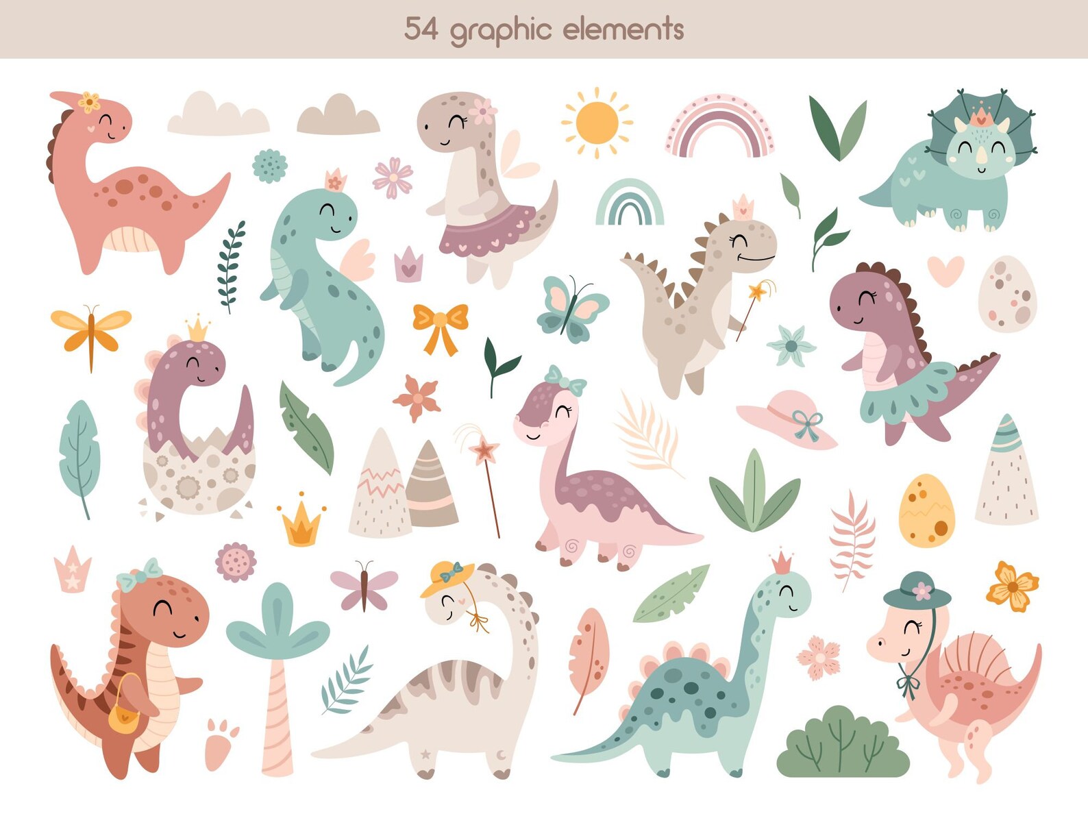 Dinosaur Clipart Dinosaur Svg Dinosaur Seamless Pattern - Etsy