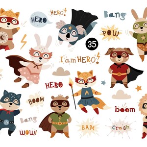 Superhero Svg, Animal Superhero Clipart, Cute Woodland Animals Svg ...