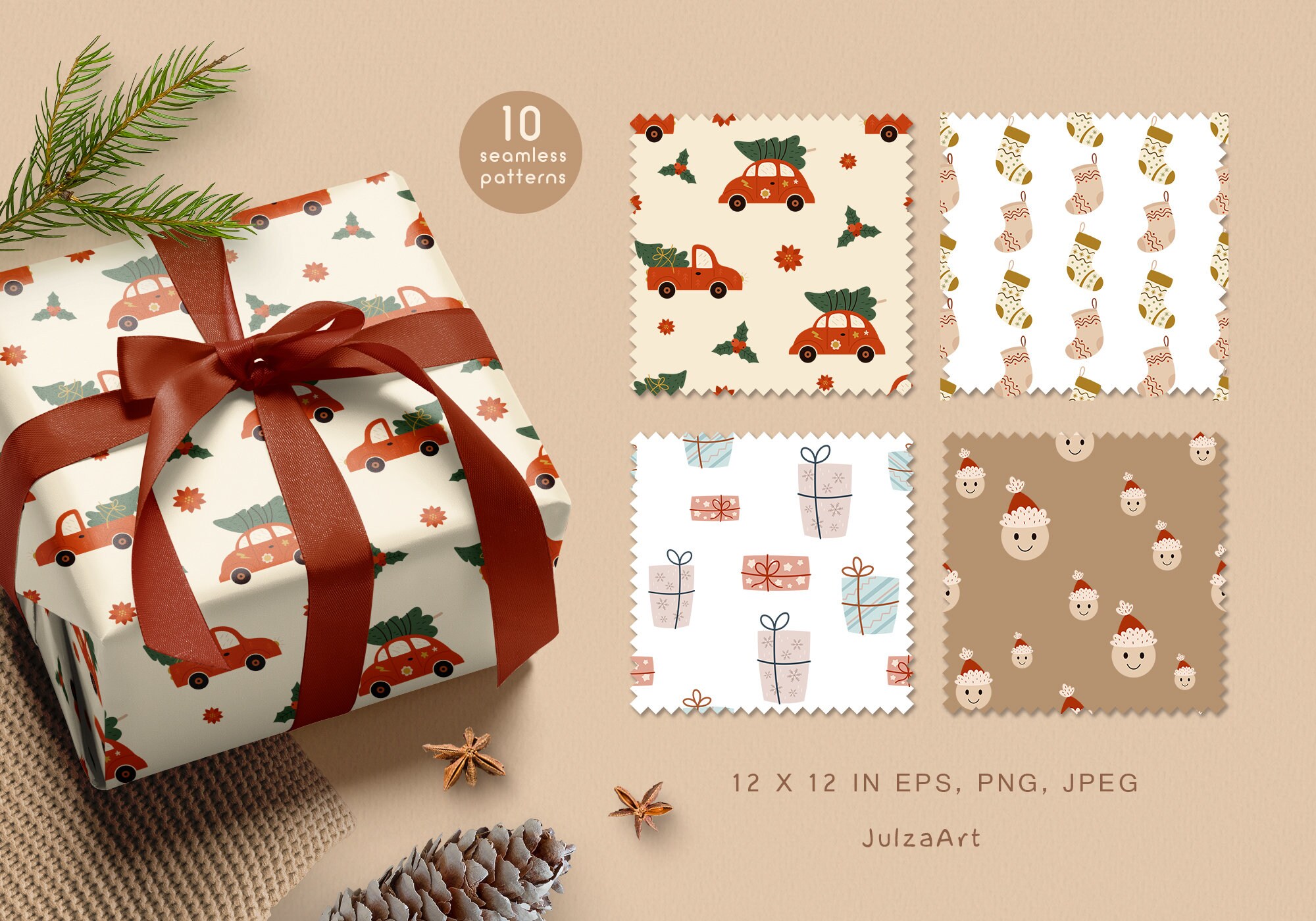 Retro Christmas Clipart Vintage Christmas Svg Christmas - Etsy