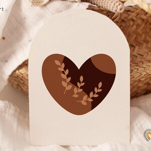 Hearts Svg, Boho Heart Clipart, Happy Valentines Day Svg, Valentine ...