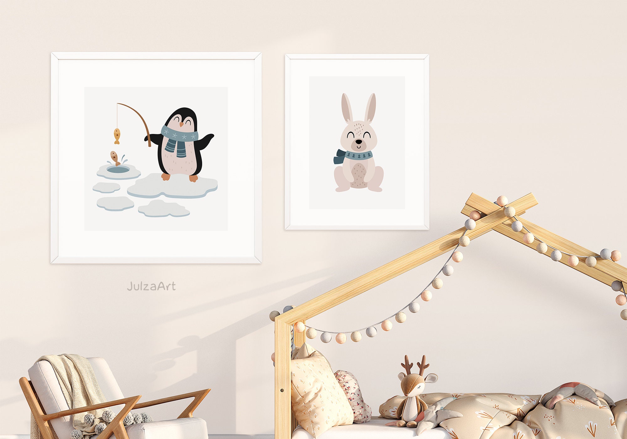 Arctic Animals Clipart: Polar Animal SVG, Winter PNG, North Pole ...