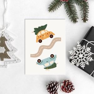 Christmas Clipart Christmas Car Svg Retro Christmas Truck Svg Christmas ...